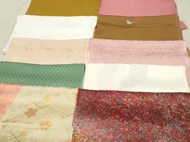 平和屋着物★和装小物　上質な帯揚げ　10枚セット　逸品　DAAM7843qa