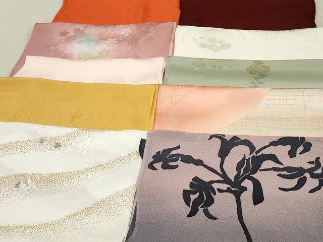 平和屋着物★和装小物　上質な帯揚げ　10枚セット　逸品　DAAM7846qa