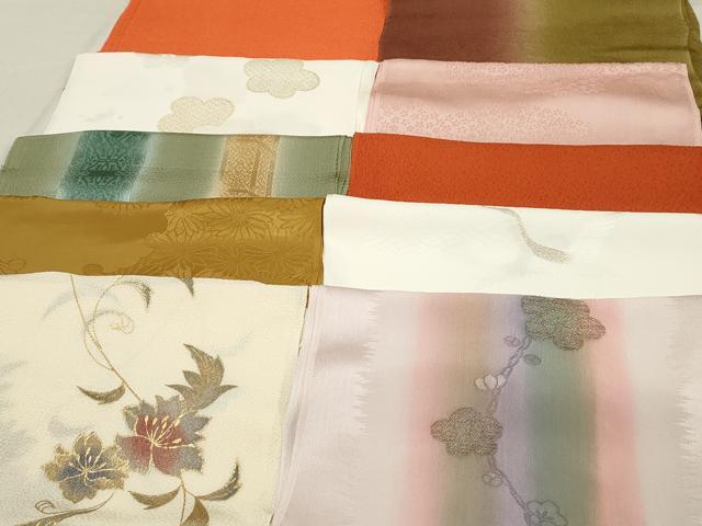 平和屋着物★和装小物　上質な帯揚げ　10枚セット　逸品　DAAM7847qa