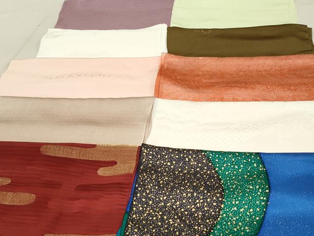 平和屋着物★和装小物　上質な帯揚げ　10枚セット　逸品　DAAM7852qa