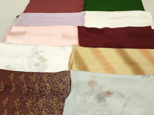 平和屋着物★和装小物　上質な帯揚げ　10枚セット　逸品　DAAM7853qa