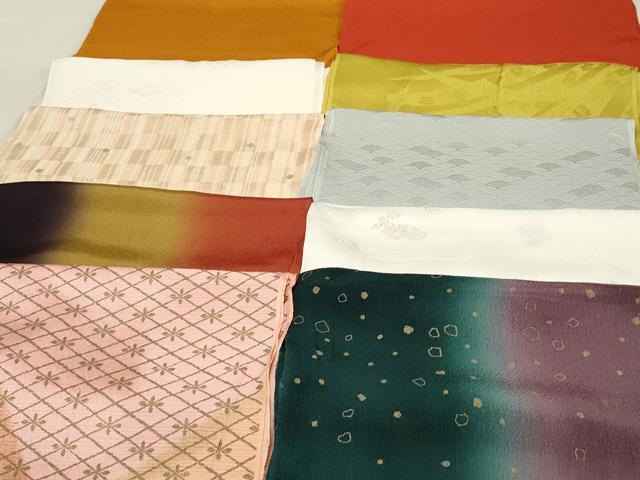 平和屋着物★和装小物　上質な帯揚げ　10枚セット　逸品　DAAM7856qa