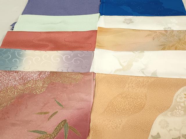 平和屋着物★和装小物　上質な帯揚げ　10枚セット　逸品　DAAM7858qa