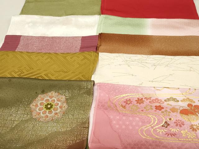 平和屋着物★和装小物　上質な帯揚げ　10枚セット　逸品　DAAM7862qa
