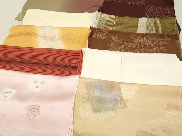平和屋着物★和装小物　上質な帯揚げ　10枚セット　逸品　DAAM7865qa
