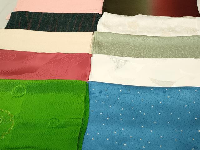 平和屋着物★和装小物　上質な帯揚げ　10枚セット　逸品　DAAM7868qa