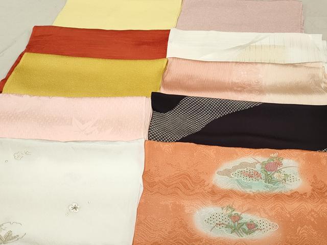 平和屋着物★和装小物　上質な帯揚げ　10枚セット　逸品　DAAM7870qa