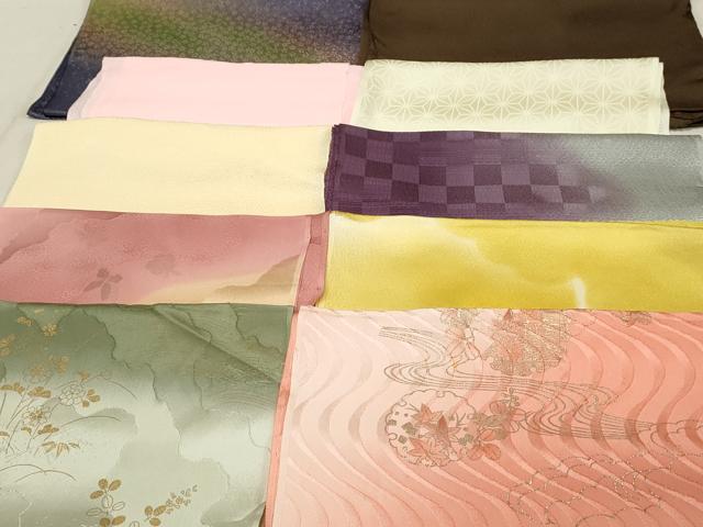 平和屋着物★和装小物　上質な帯揚げ　10枚セット　逸品　DAAM7873qa