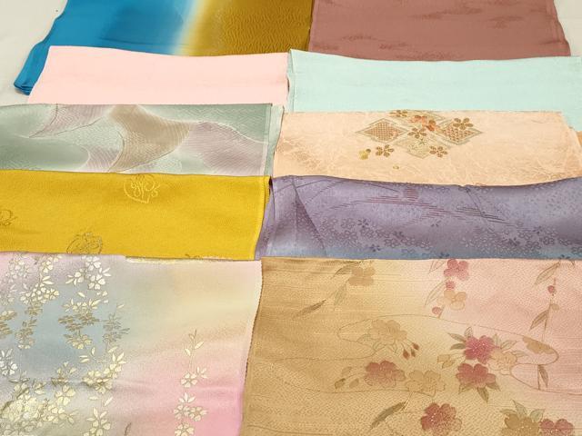 平和屋着物★和装小物　上質な帯揚げ　10枚セット　逸品　DAAM7875qa