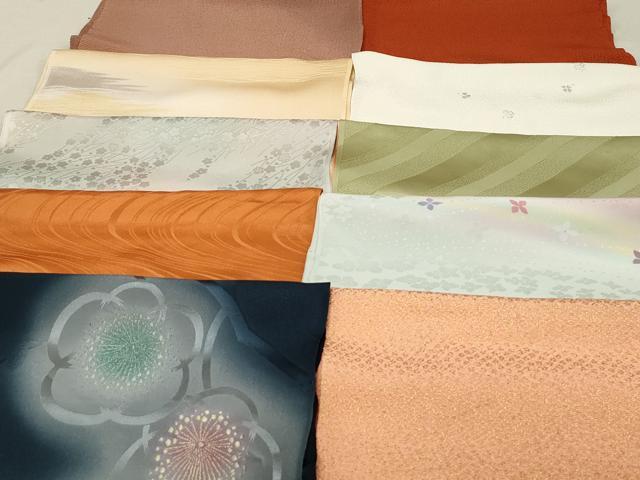 平和屋着物★和装小物　上質な帯揚げ　10枚セット　逸品　DAAM7876qa