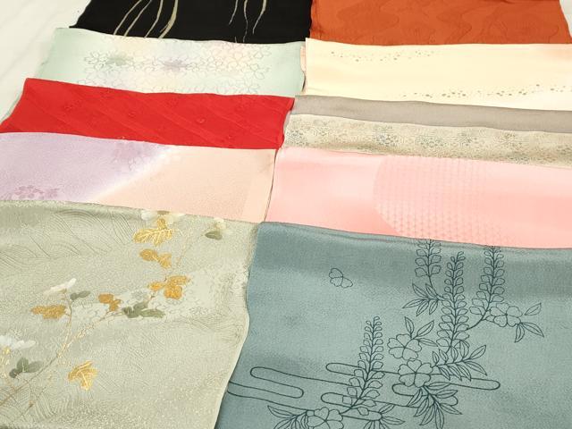 平和屋着物★和装小物　上質な帯揚げ　10枚セット　逸品　DAAM7884qa