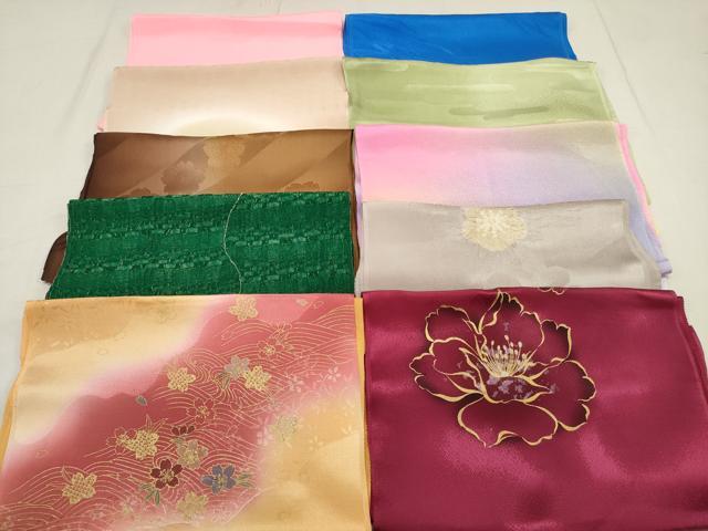 平和屋着物★和装小物　上質な帯揚げ10枚セット　逸品　DAAO0522xg
