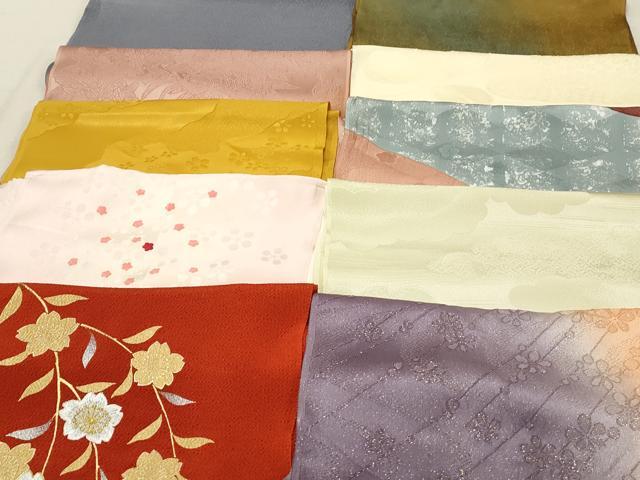 平和屋着物★和装小物　上質な帯揚げ　10枚セット　逸品　DAAP2039qa