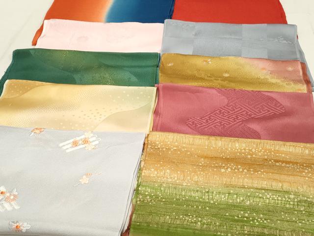 平和屋着物★和装小物　上質な帯揚げ　10枚セット　逸品　DAAP2045qa