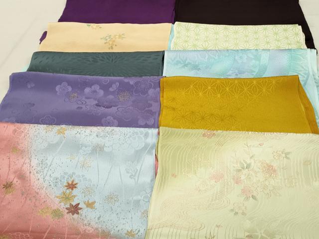 平和屋着物★和装小物　上質な帯揚げ　10枚セット　逸品　DAAP2048qa