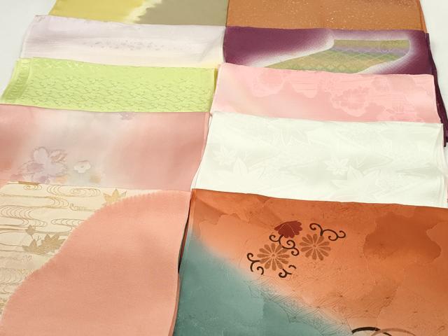 平和屋着物★和装小物　上質な帯揚げ　10枚セット　逸品　DAAP2079qa