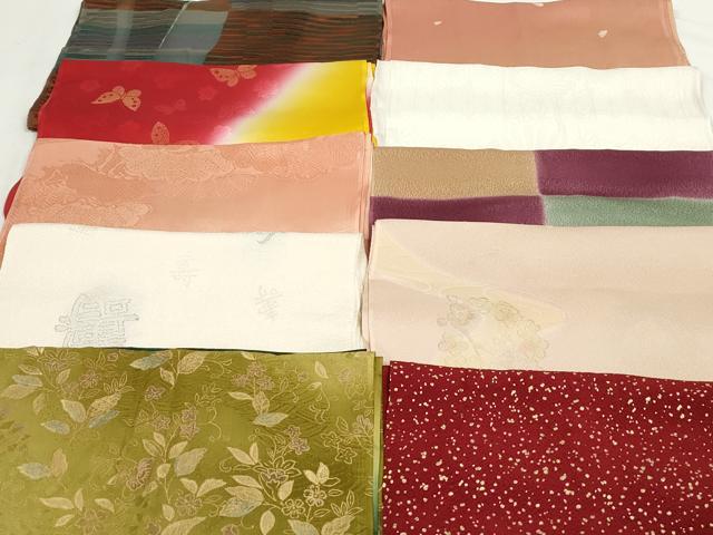 平和屋着物★和装小物　上質な帯揚げ　10枚セット　逸品　DAAP2080qa