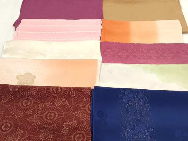 平和屋着物★和装小物　上質な帯揚げ　10枚セット　逸品　DAAP2082qa