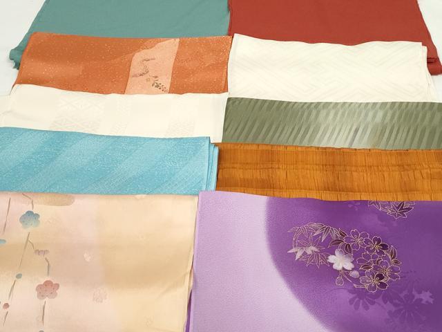 平和屋着物★和装小物　上質な帯揚げ　10枚セット　逸品　DAAP2084qa