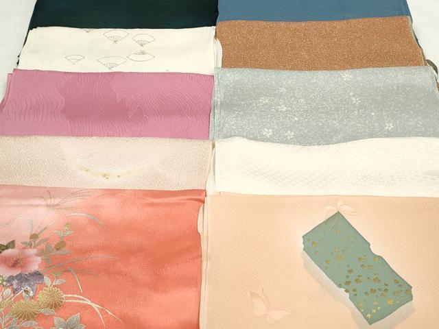 平和屋着物★和装小物　上質な帯揚げ　10枚セット　逸品　DAAP2085qa