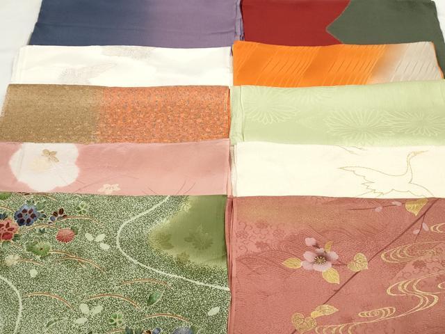 平和屋着物★和装小物　上質な帯揚げ　10枚セット　逸品　DAAP2087qa