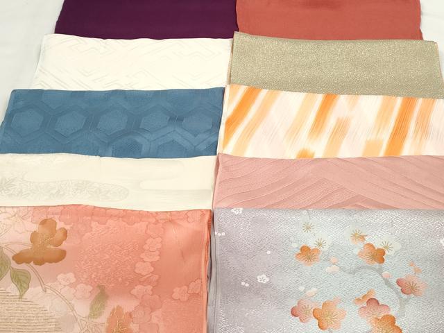 平和屋着物★和装小物　上質な帯揚げ　10枚セット　逸品　DAAP2088qa