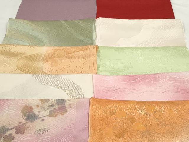 平和屋着物★和装小物　上質な帯揚げ　10枚セット　逸品　DAAP2091qa