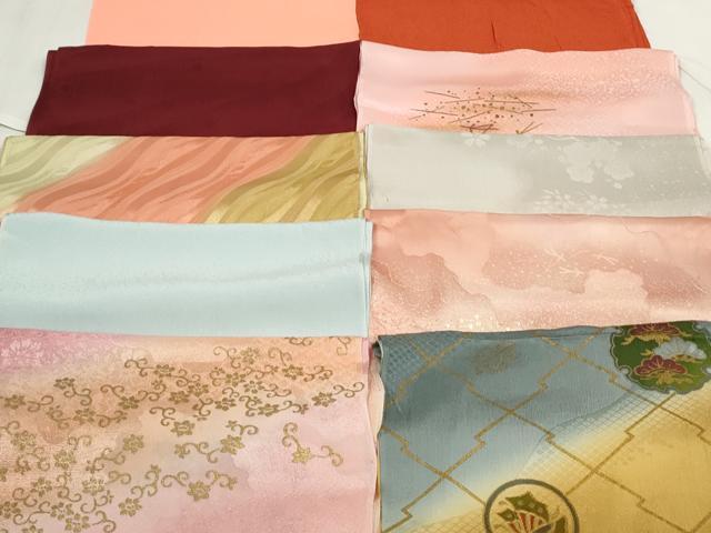 平和屋着物★和装小物　上質な帯揚げ　10枚セット　逸品　DAAP2098qa