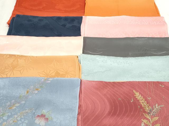 平和屋着物★和装小物　上質な帯揚げ　10枚セット　逸品　DAAP2099qa