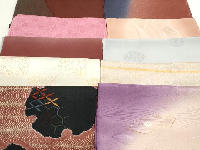 平和屋着物★和装小物　上質な帯揚げ　10枚セット　逸品　DAAP2104qa