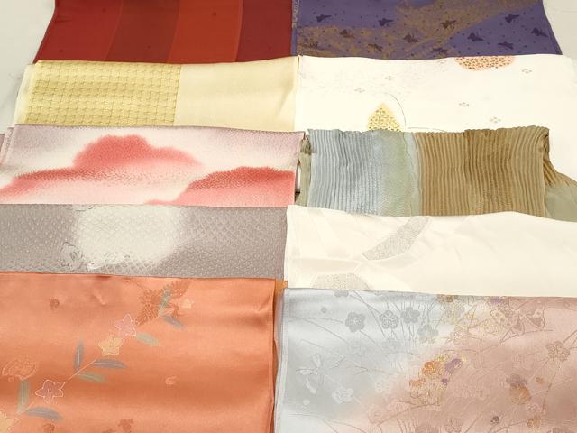 平和屋着物★和装小物　上質な帯揚げ　10枚セット　逸品　DAAP2109qa