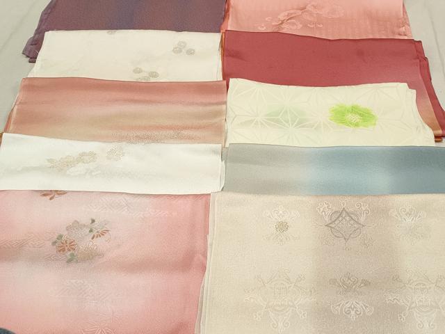 平和屋着物★和装小物　上質な帯揚げ　10枚セット　逸品　DAAP2112qa