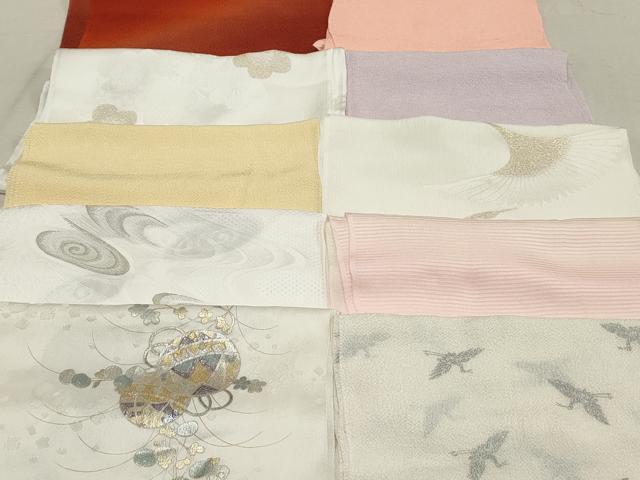 平和屋着物★和装小物　上質な帯揚げ　10枚セット　逸品　DAAP2116qa