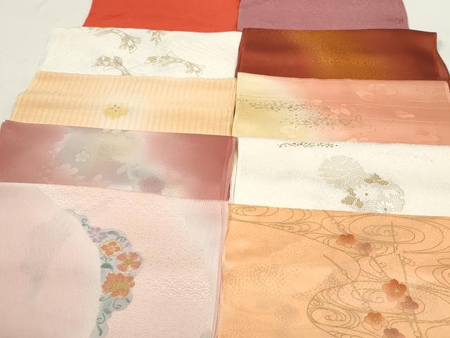 平和屋本店■和装小物　帯揚げ10枚　逸品　未使用　DZAA10510kh5