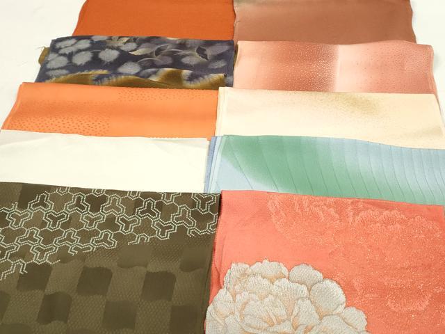平和屋本店■和装小物　帯揚げ10枚　逸品　未使用　DZAA10511kh5