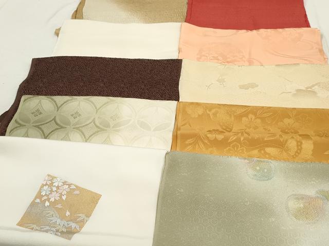 平和屋本店■和装小物　帯揚げ10枚　逸品　未使用　DZAA10514kh5