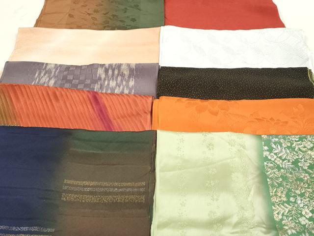 平和屋本店■和装小物　帯揚げ10枚　逸品　未使用　DZAA10518kh5