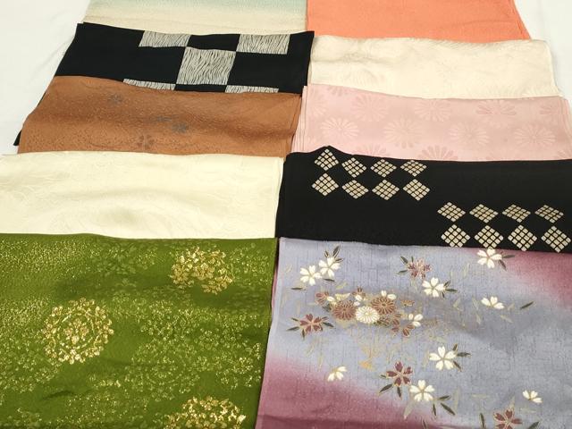 平和屋本店■和装小物　帯揚げ10枚　逸品　未使用　DZAA10523kh5