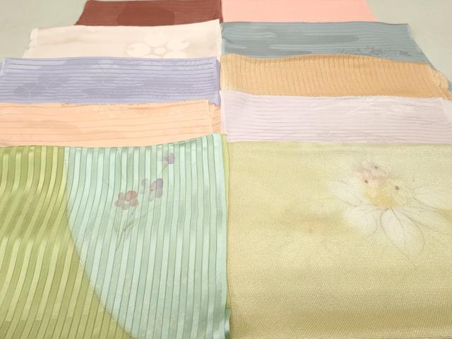 平和屋着物＊夏物　和装小物　帯揚げ10枚　全て正絹　逸品　DAAP5252by