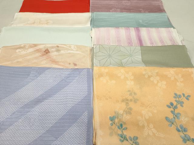 平和屋着物＊夏物　和装小物　帯揚げ10枚　全て正絹　逸品　DAAP5253by