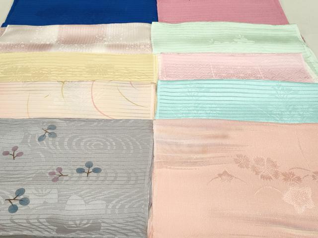 平和屋着物＊夏物　和装小物　帯揚げ10枚　全て正絹　逸品　DAAP5254by