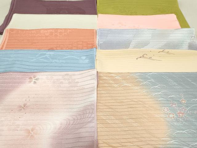 平和屋着物＊夏物　和装小物　帯揚げ10枚　全て正絹　逸品　DAAP5264by