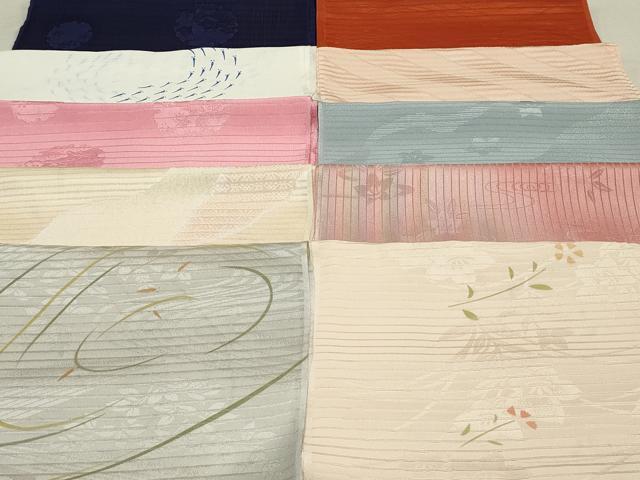 平和屋着物＊夏物　和装小物　帯揚げ10枚　全て正絹　逸品　DAAP5271by