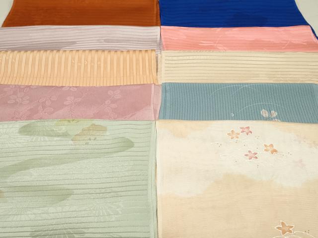 平和屋着物＊夏物　和装小物　帯揚げ10枚　全て正絹　逸品　DAAP5272by
