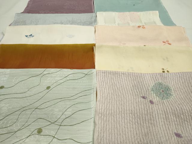 平和屋着物＊夏物　和装小物　帯揚げ10枚　全て正絹　逸品　DAAP5394by