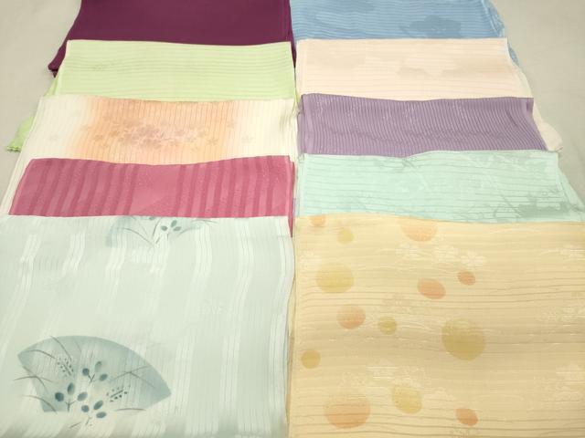 平和屋着物＊夏物　和装小物　帯揚げ10枚　全て正絹　逸品　DAAP5404by