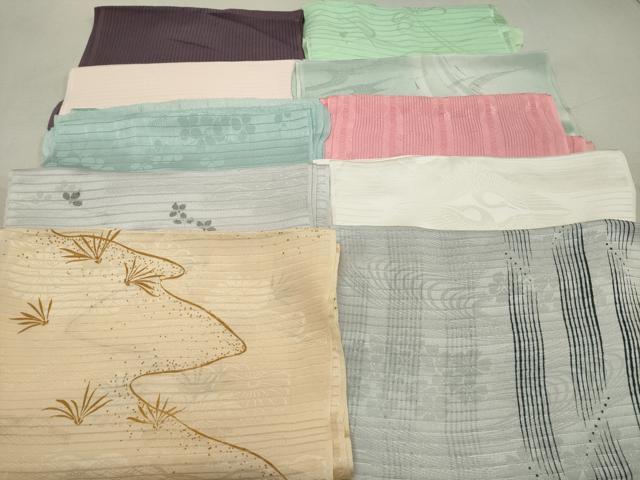 平和屋着物＊夏物　和装小物　帯揚げ10枚　全て正絹　逸品　DAAP5407by