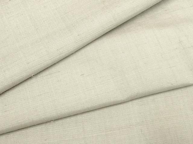 平和屋着物●結城紬　練色　背抜き仕立て　正絹　逸品　DAAP7377du