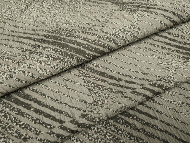 平和屋着物▽上質な小紋　単衣　変わり縞　正絹　逸品　DAAP7437du