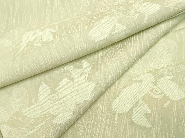 平和屋着物▽上質な小紋　単衣　枝花地紋　暈し染め　正絹　逸品　DAAP7480du